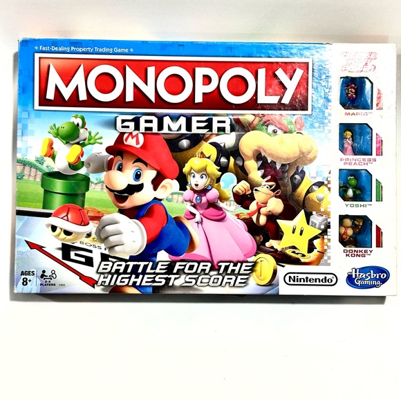 Nintendo | Toys | Nintendo Monopoly Gamer Mario Edition | Poshmark